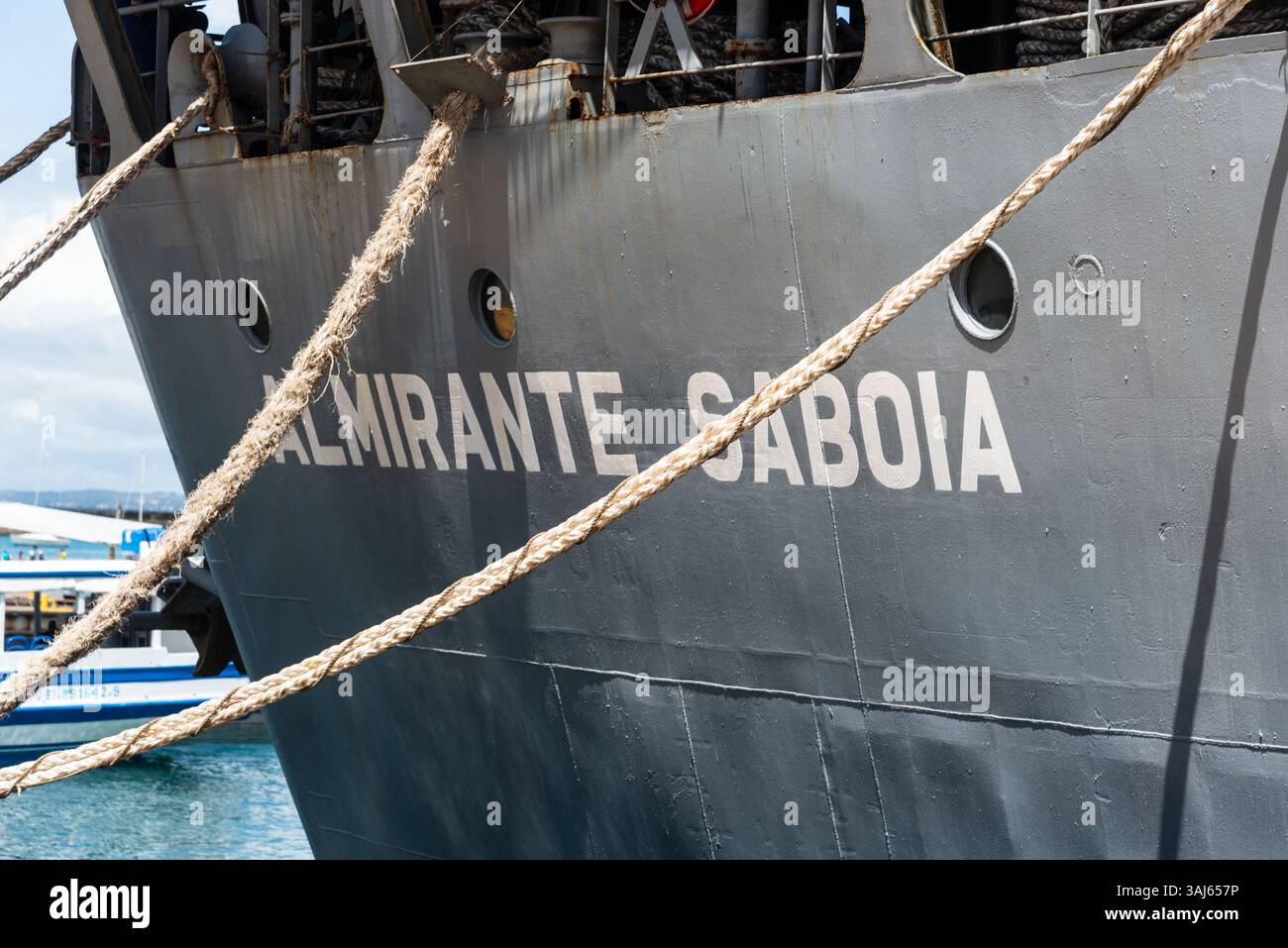 Salvador, Bahia, Brazil - January 26, 2025: Brazilian Navy ship docked ...