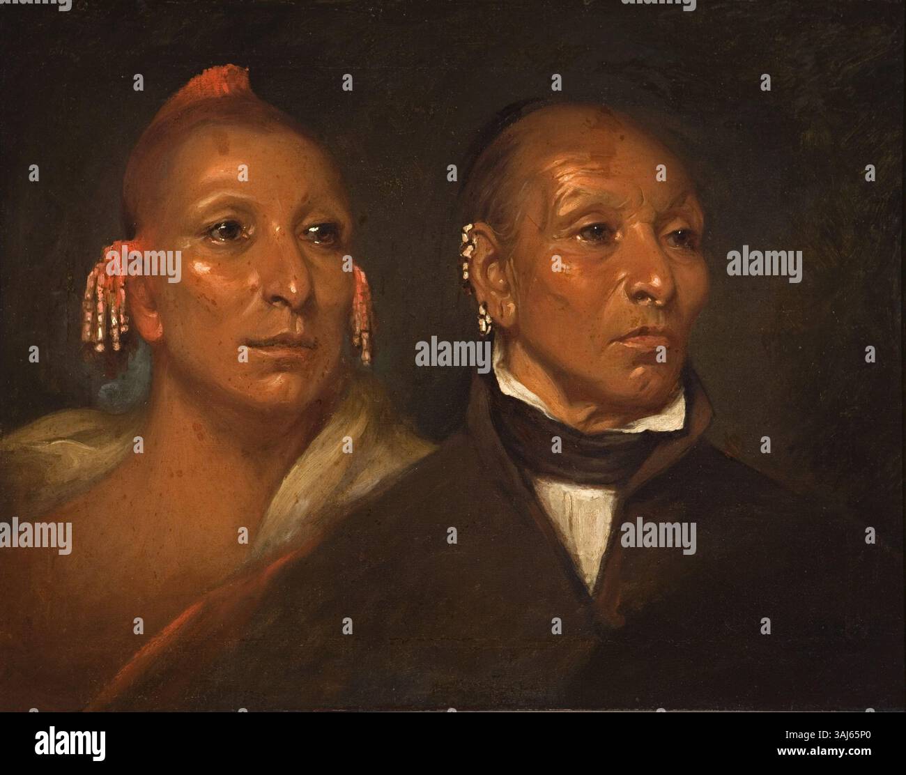 'Black Hawk and His Son Whirling Thunder' by John Wesley Jarvis ...