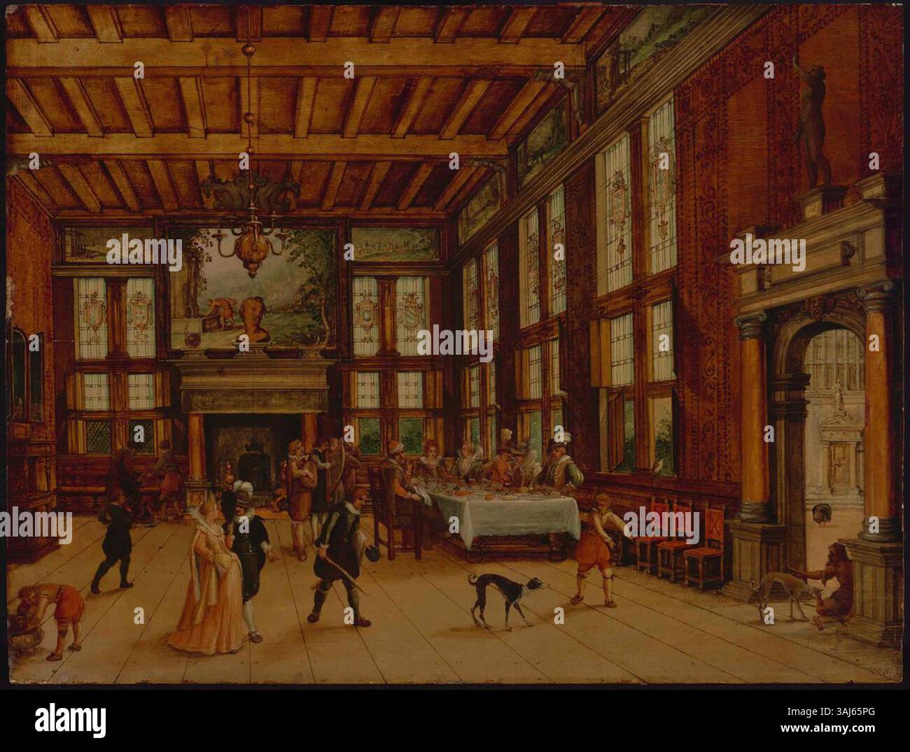 This 17th-century painting by Esaias van de Velde and Bartholomeus van ...