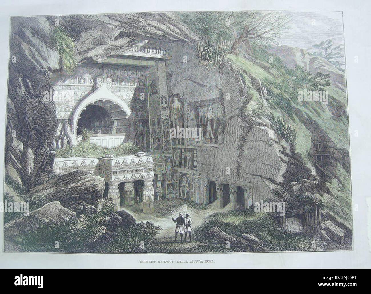 An 1876 illustration by William Simpson for The Illustrated London News ...