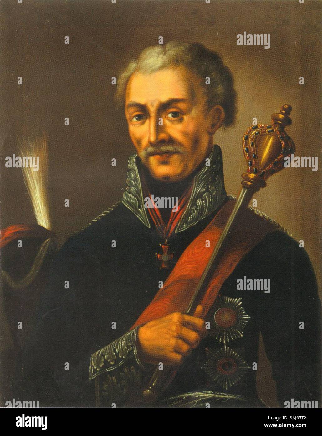 A portrait of Alexey Vasilievich Ilovayskiy, painted in the first ...