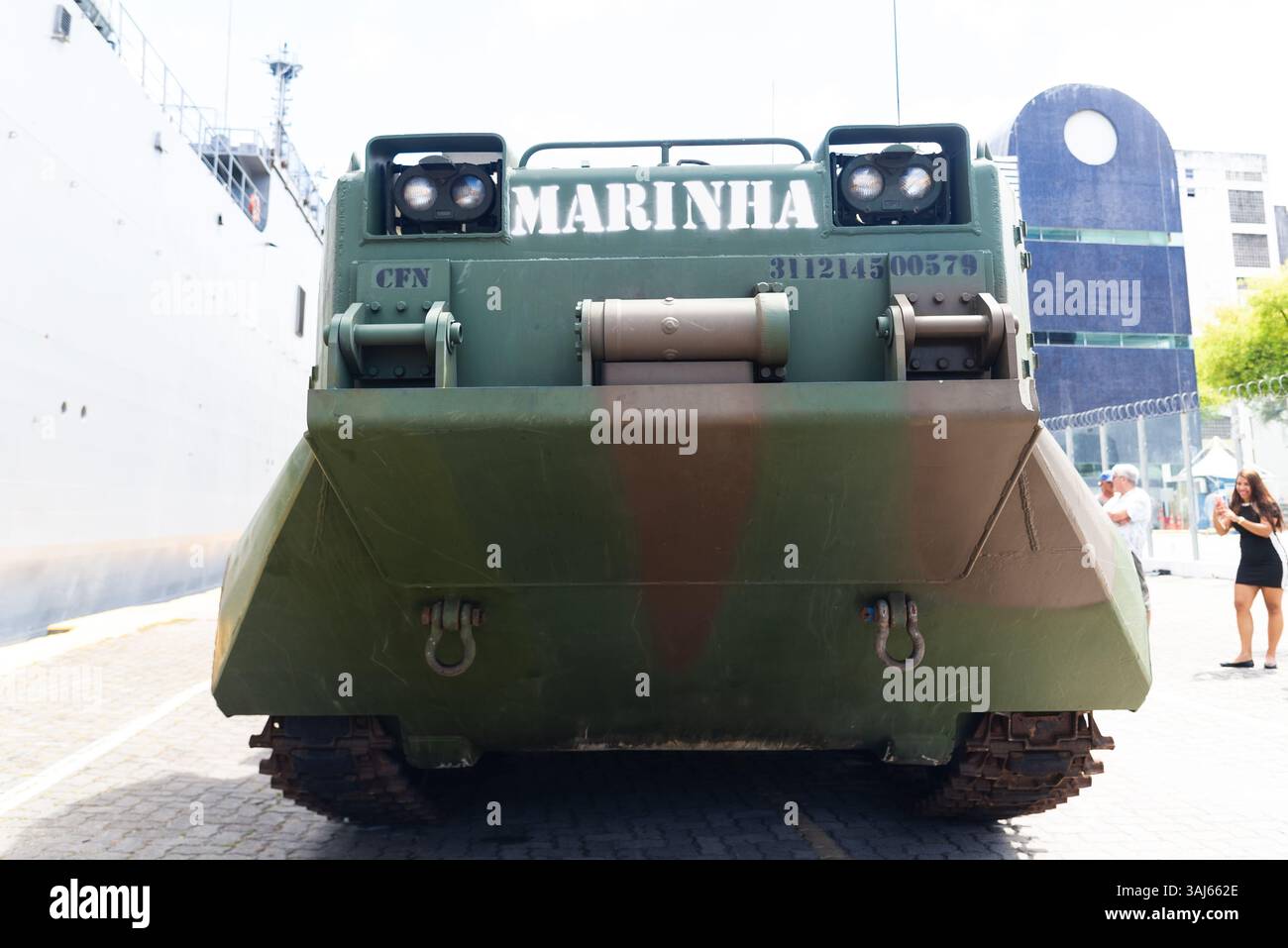 Salvador, Bahia, Brazil - January 26, 2025: Brazilian Navy amphibious ...