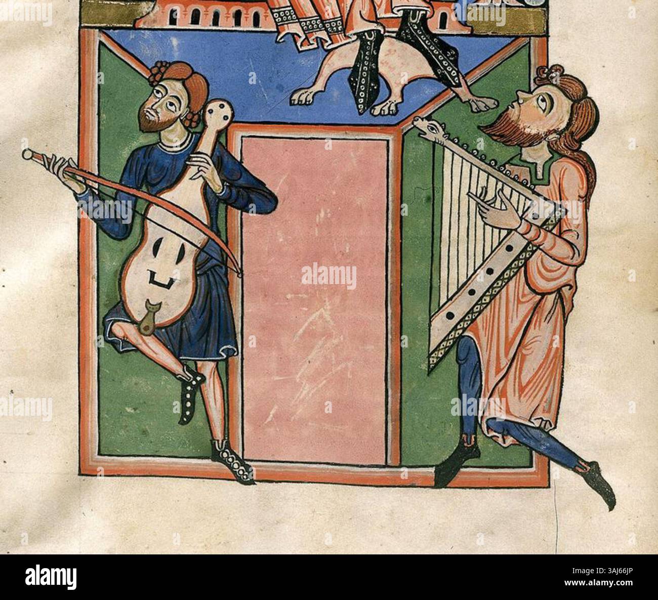 This 12th-century manuscript illustration from the *Worms Bible ...