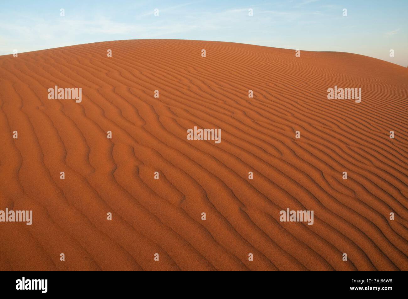 Natural designs and shapes in the sand, caused by the wind Stock Photo ...