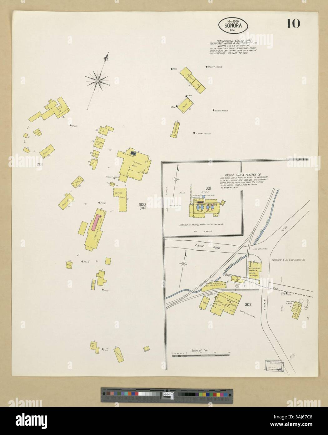 The Sanborn Fire Insurance Map from Sonora, Tuolumne County, California ...