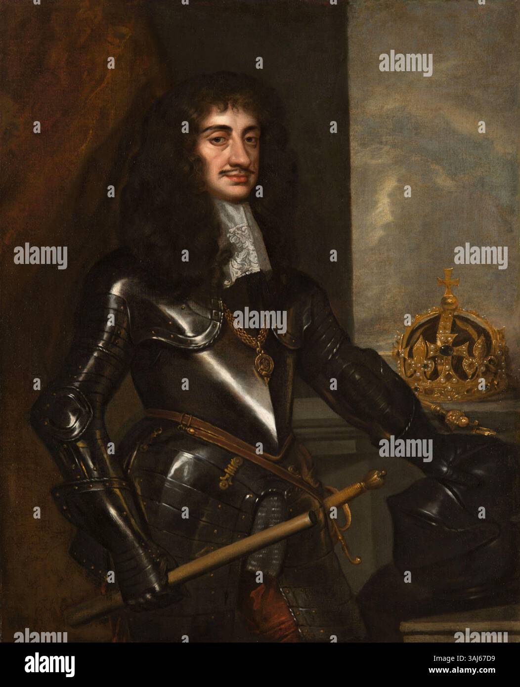 Peter Lely's 1670 portrait of Charles II of England portrays the ...