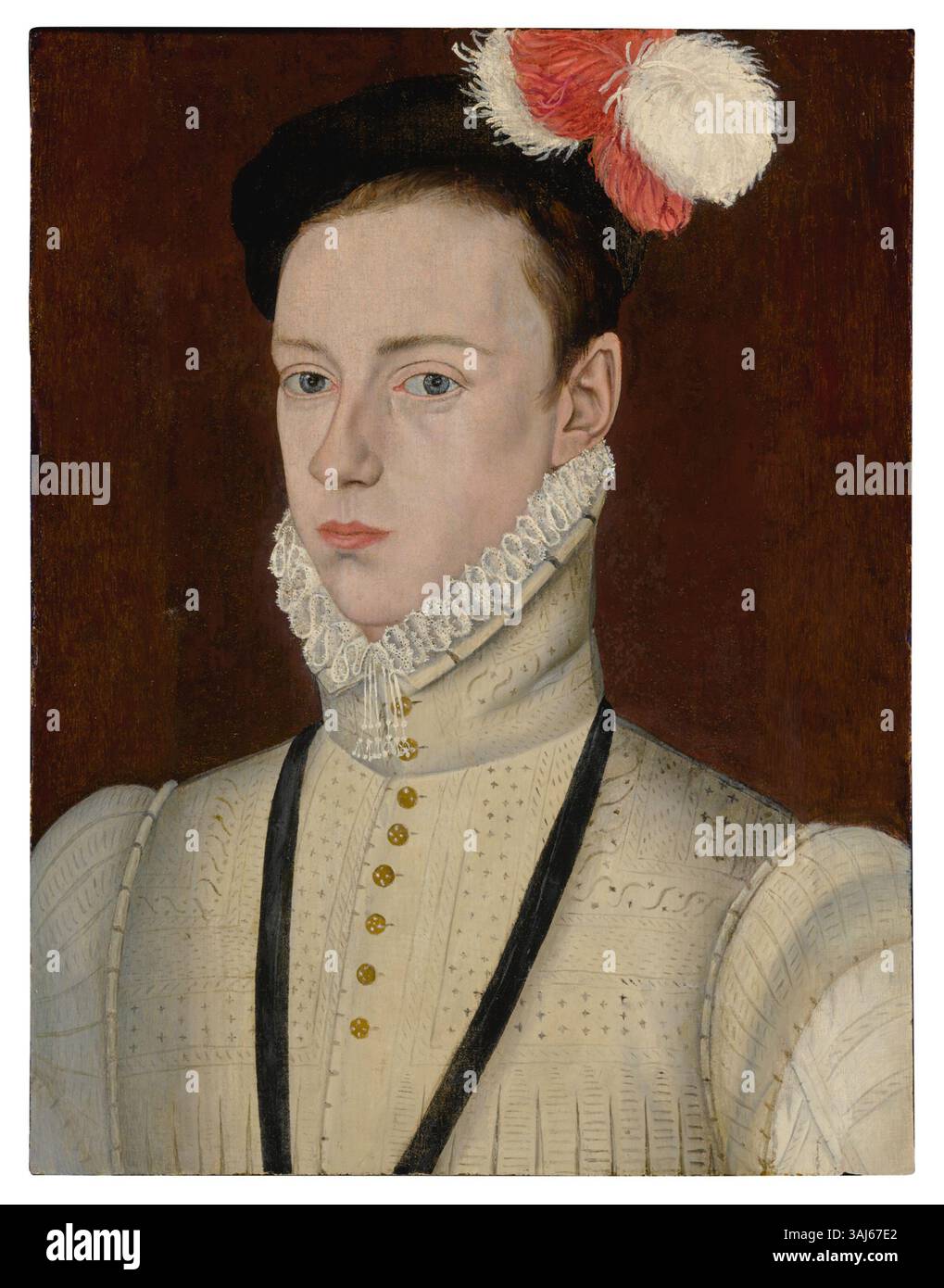 This 16th-century portrait, attributed to the Circle of the Master of ...