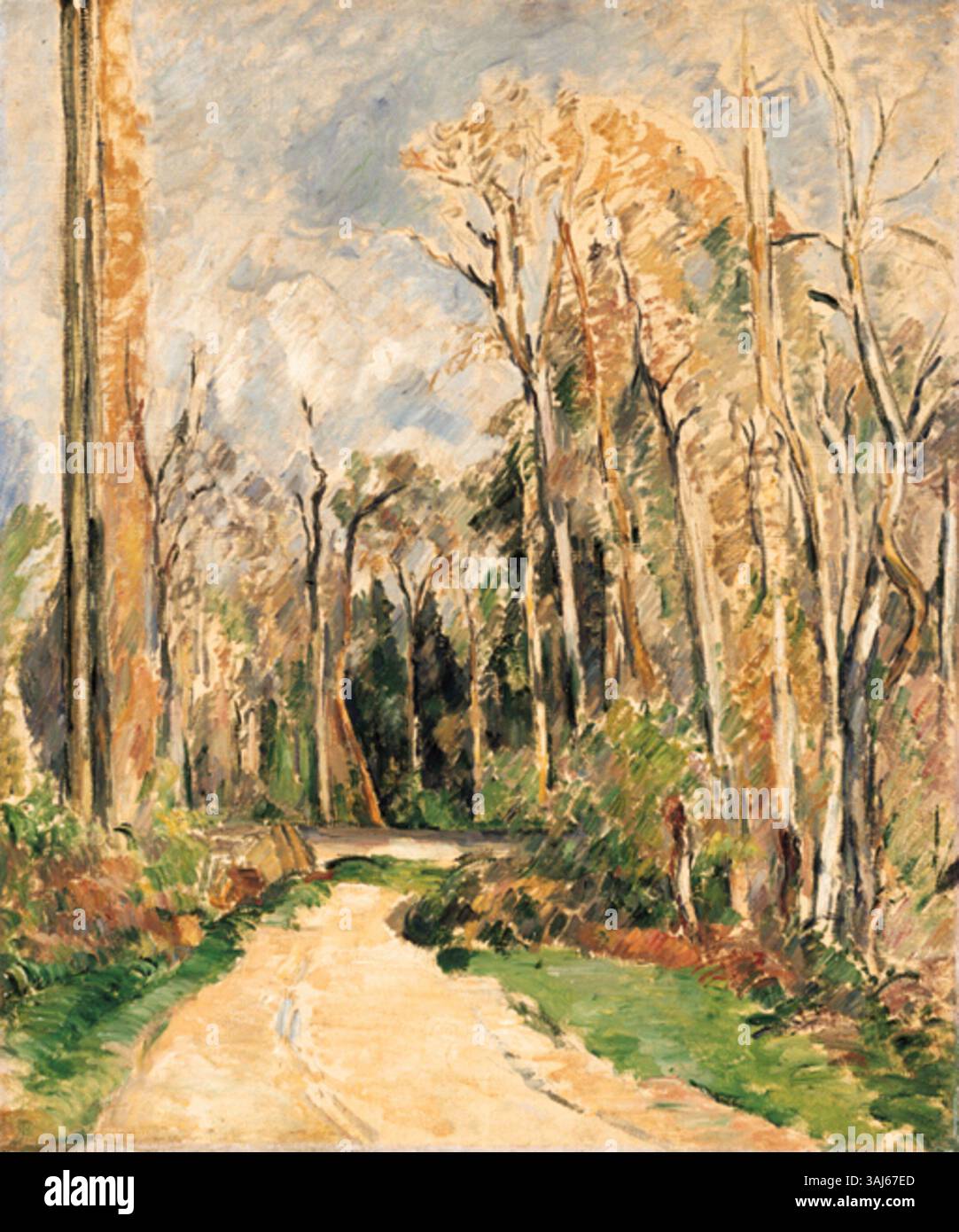 Paul Cézanne's 'Chemin à l'entrée de la forêt' (Path to the Forest ...