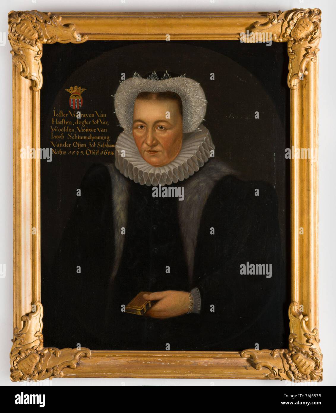 This portrait, painted between 1603 and 1649, depicts Walraven van Haeften (1549-1611). The oil ...
