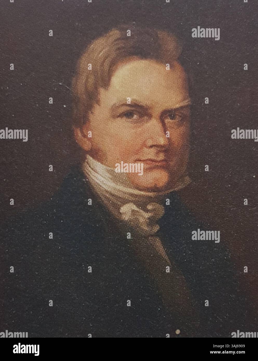 A portrait of Jöns Jacob Berzelius, a Swedish chemist and founder of ...