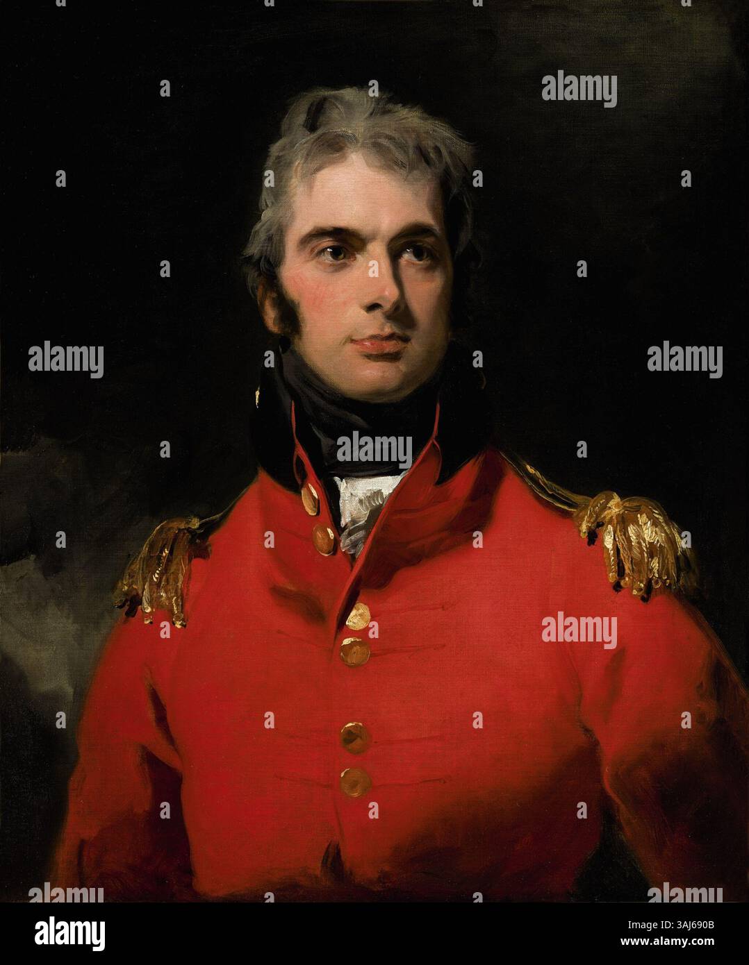 This portrait by Sir Thomas Lawrence depicts Lieutenant-General Sir Herbert Taylor, a prominent ...