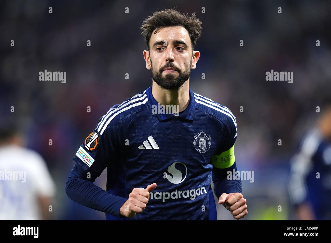 Manchester United's Bruno Fernandes during the UEFA Europa League ...