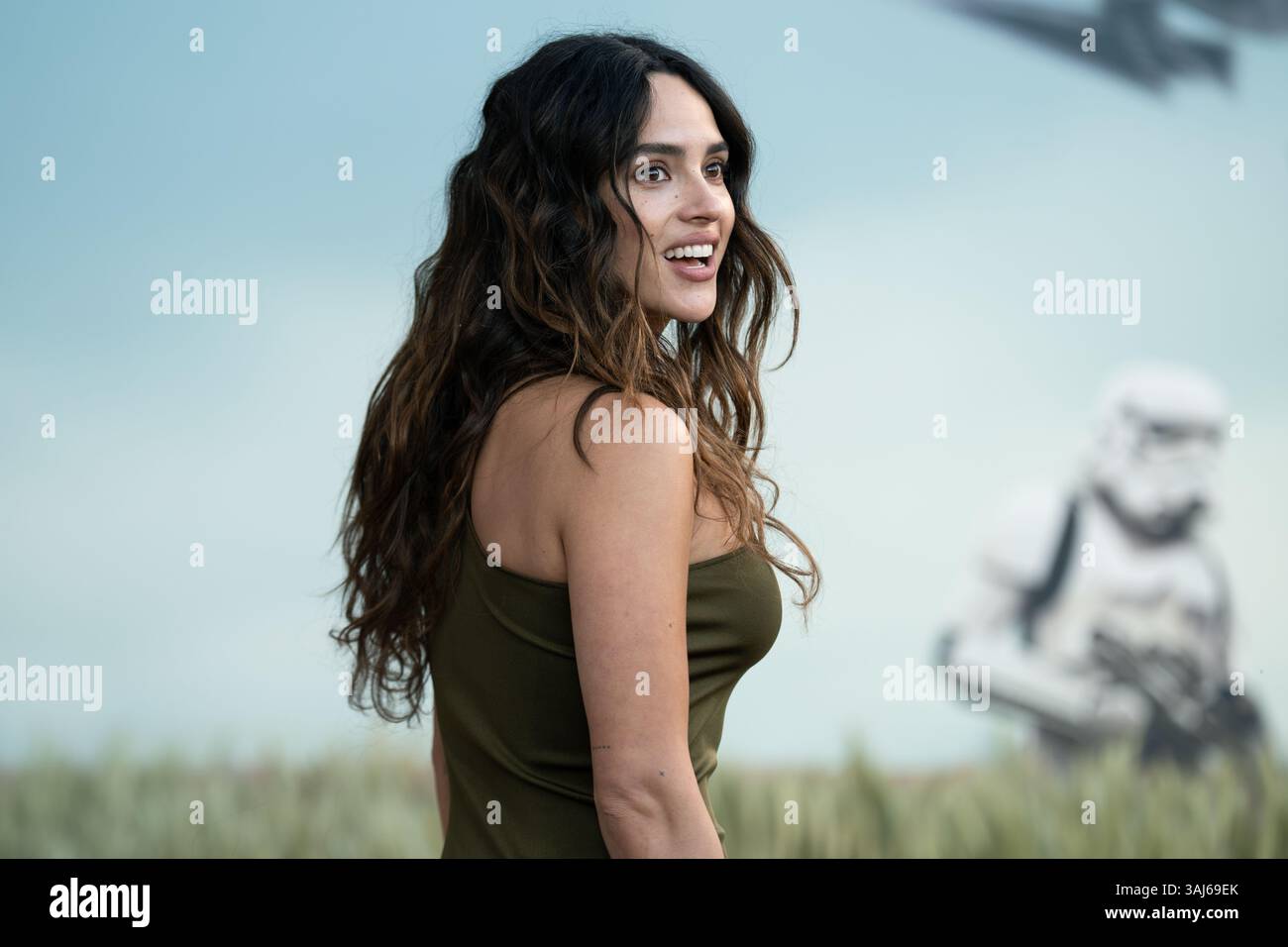 LONDON, ENGLAND - APRIL 10: Adria Arjona attends the "Andor" Season Two ...