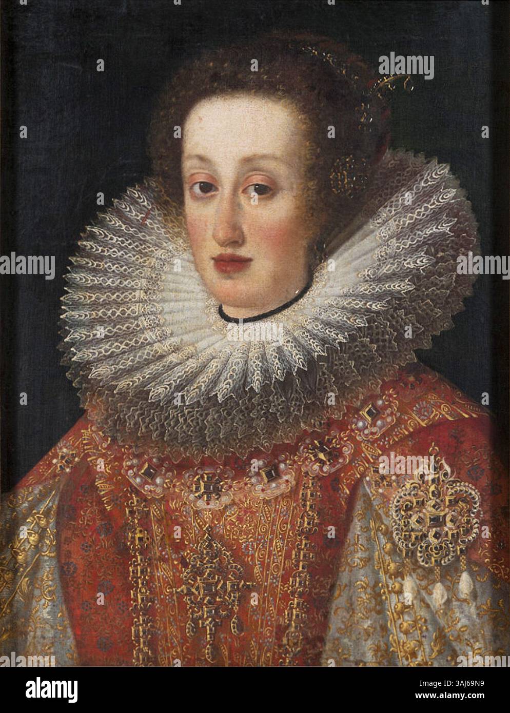 The so-called portrait of Margherita d'Asburgo-Austria Stiria, painted ...