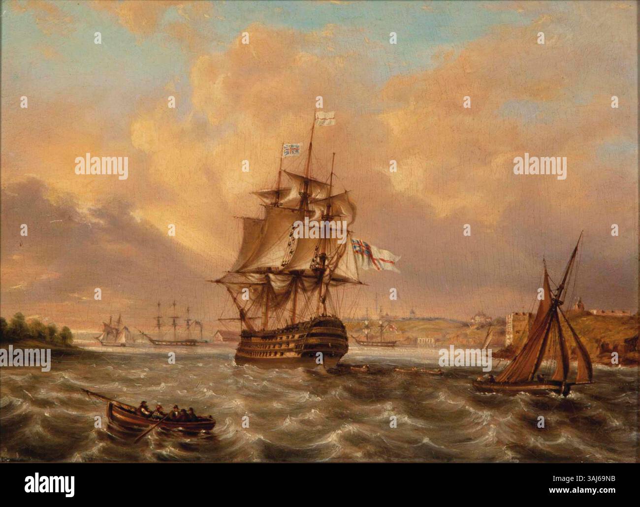 This painting by Thomas Lyde Hornbrook from the early 19th century ...