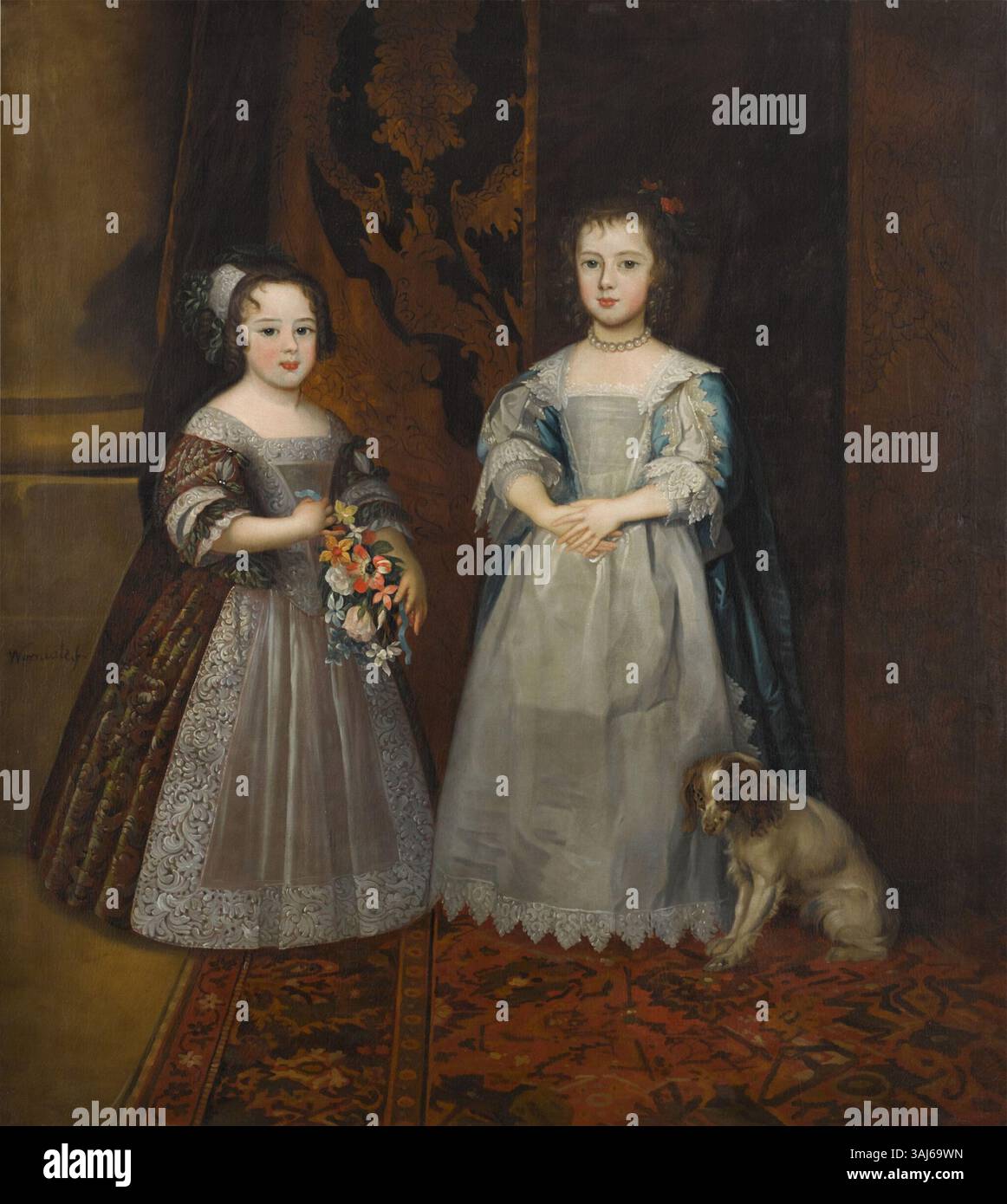 James Worsdale’s oil painting from 1733-1734 features Georgiana and ...