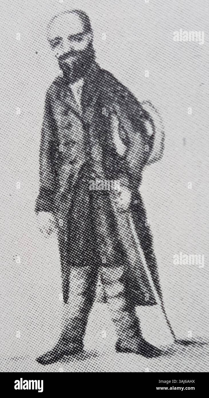 Drawing of Johan Hall by Christina Carlotte Mörner, photographed from ...