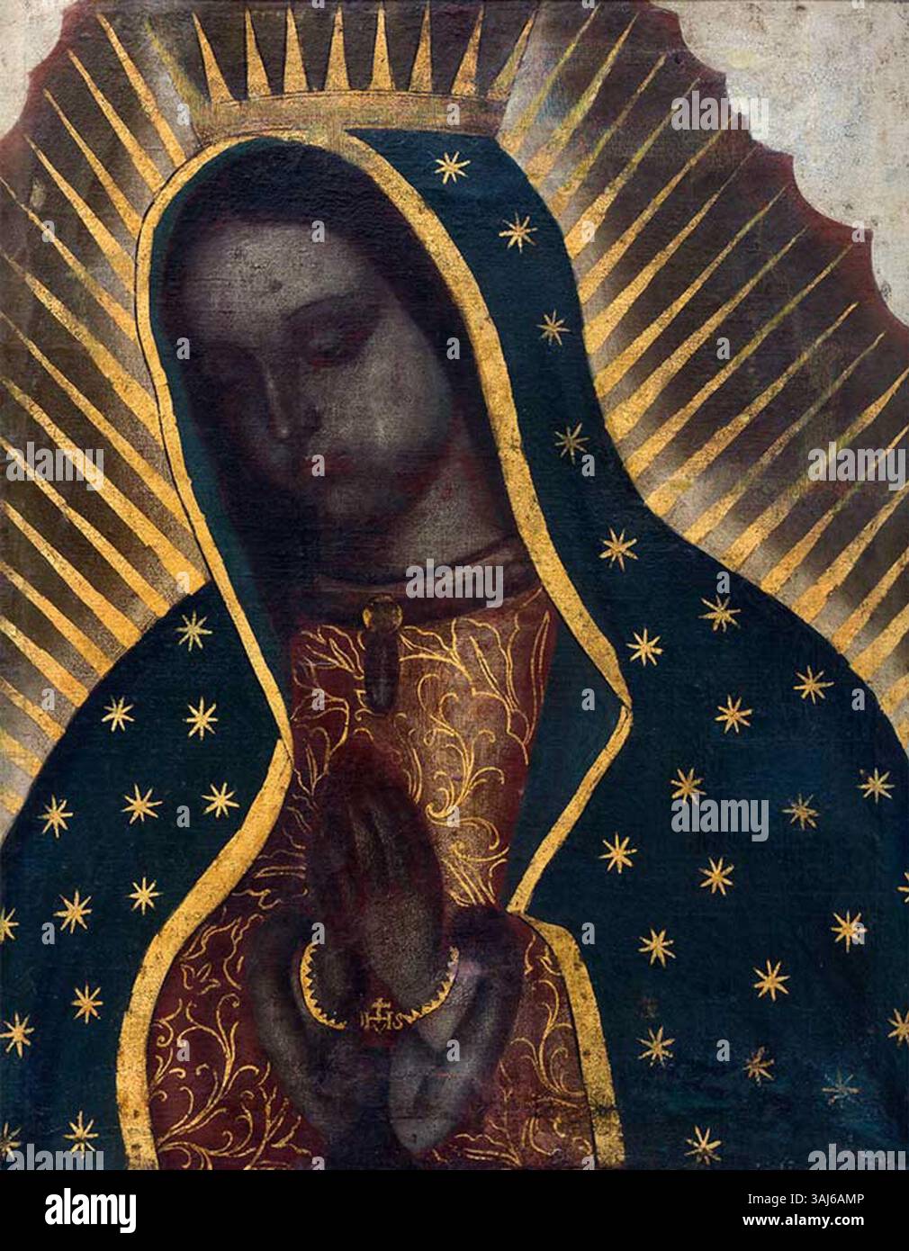 An 18th-century painting from the New Spanish School, depicting Our ...