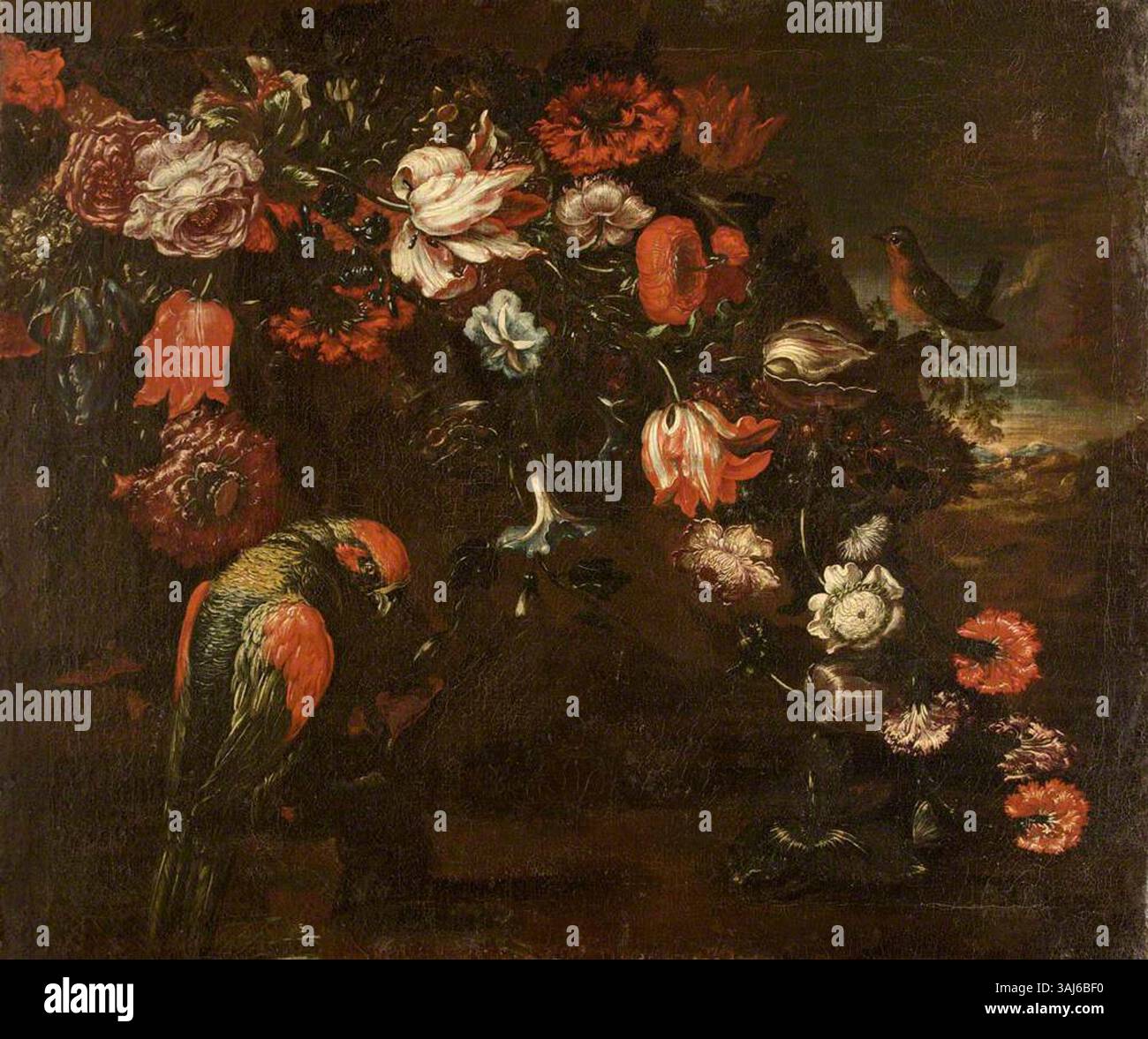 This 17th-century painting by the Italian (Neapolitan) School features ...