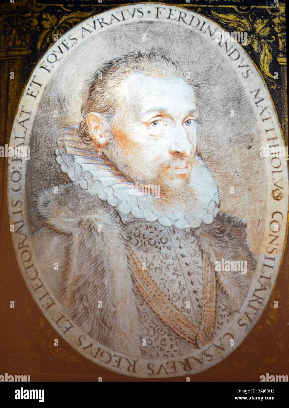 This circa 1610 engraving depicts Philipp Hainhofer, a key figure in ...
