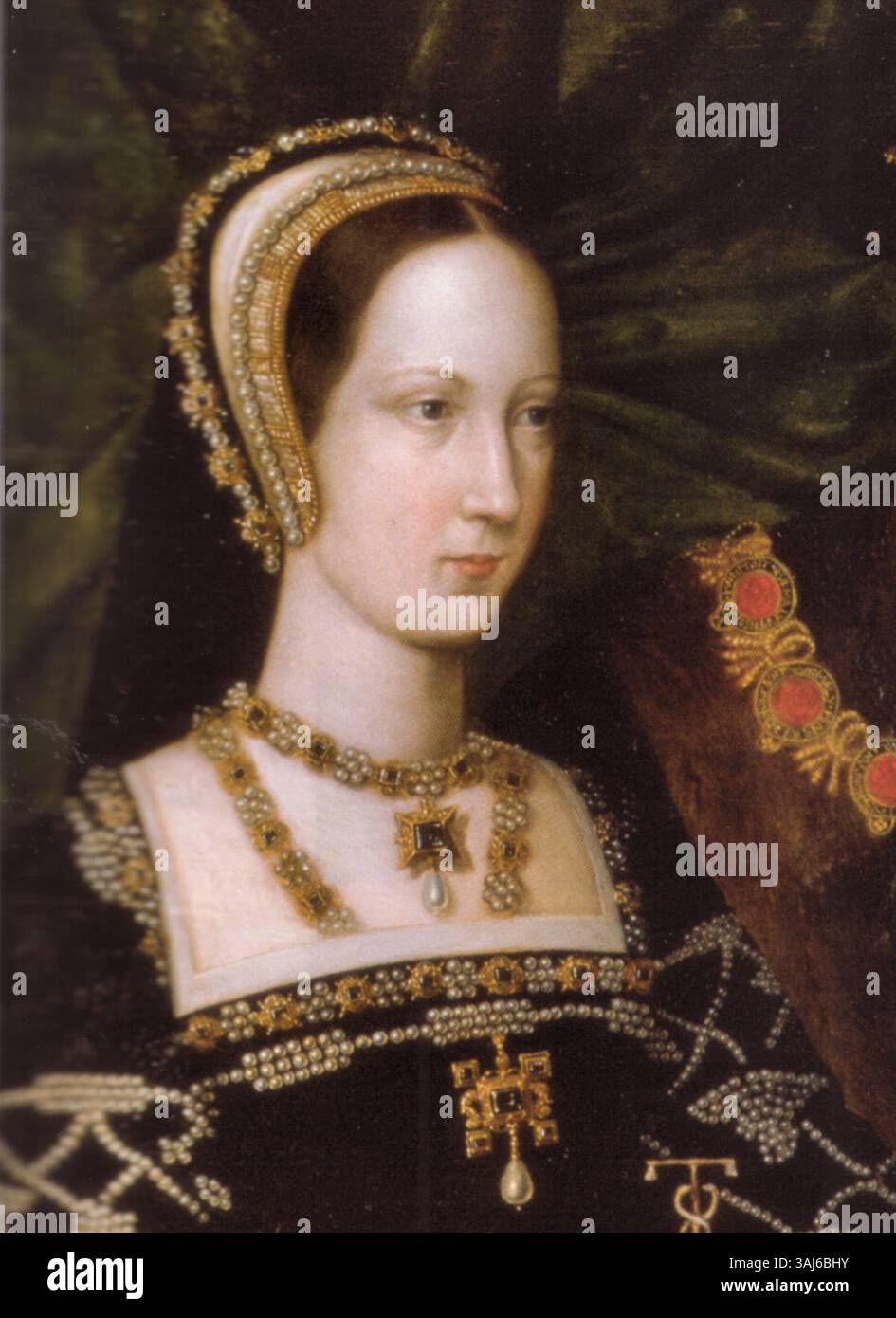 This 1515 portrait attributed to Jan Gossaert features Princess Mary ...