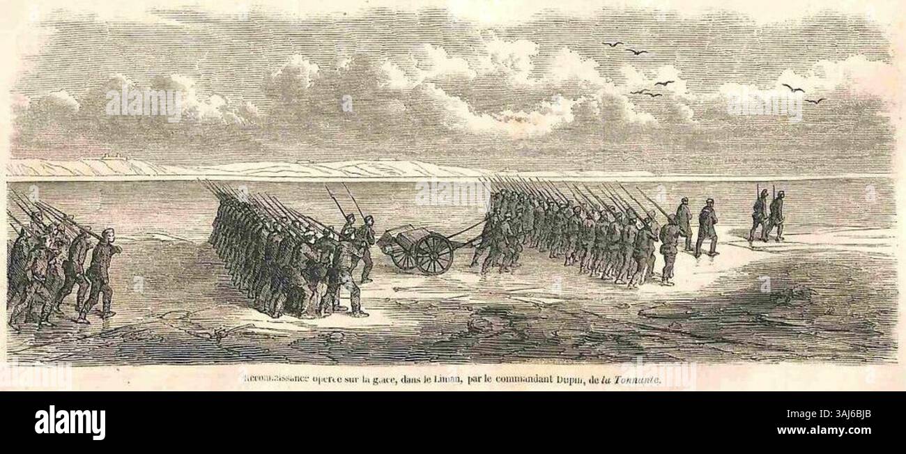 This illustration from 'L'Illustration' on February 23, 1856, shows a ...