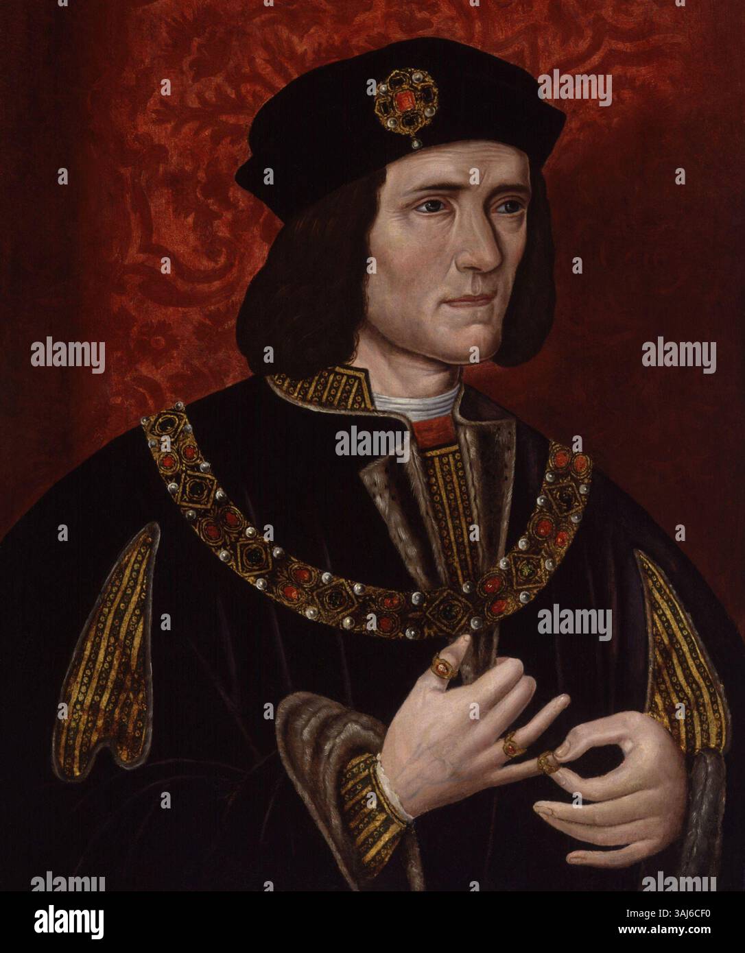 This late 16th-century portrait of Richard III of England, painted on ...