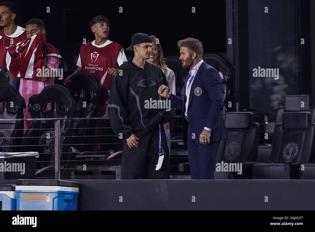 FORT LAUDERDALE, FL - APRIL 09: Co-owner David Beckham of Inter Miami ...
