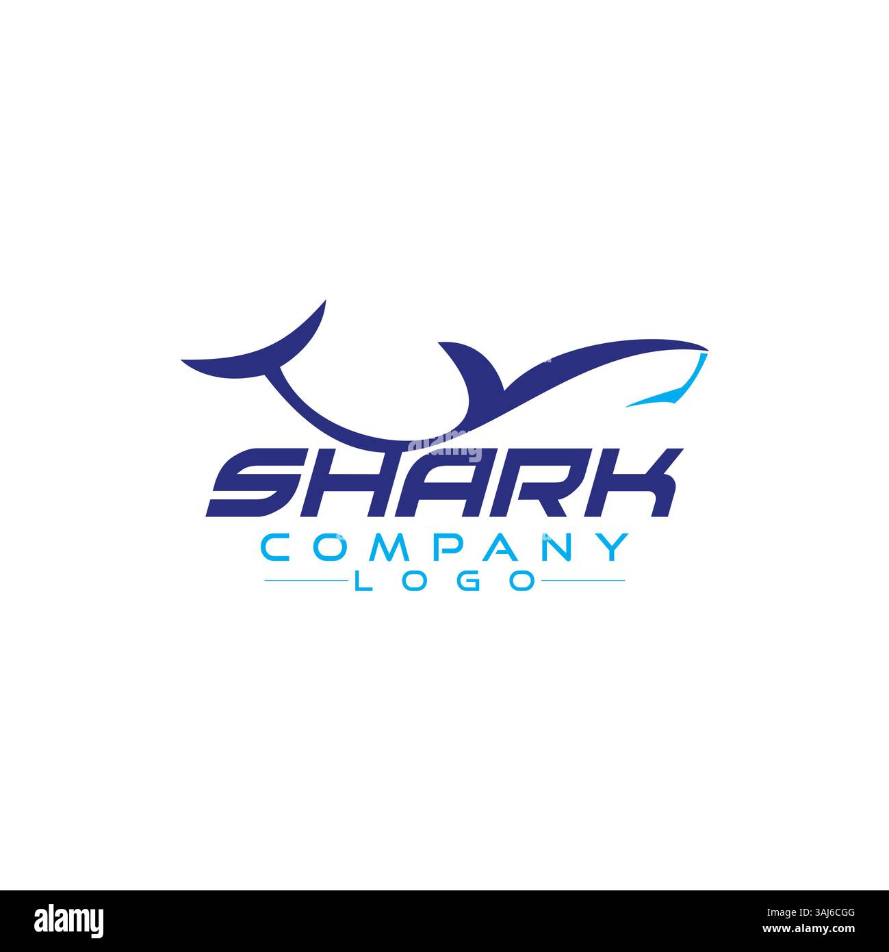 shark logo vector Stock Vector Image & Art - Alamy