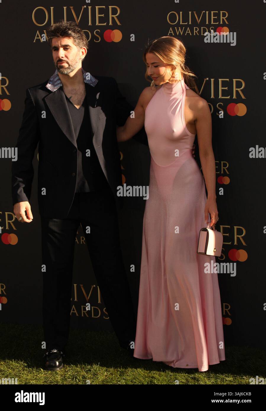 London, UK. Simon Lipkin and Georgina Castle at Mastercard sponsored ...