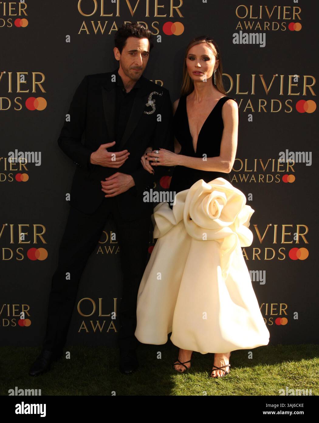 London, UK. Adrien Brody and Georgina Chapman at Mastercard sponsored ...
