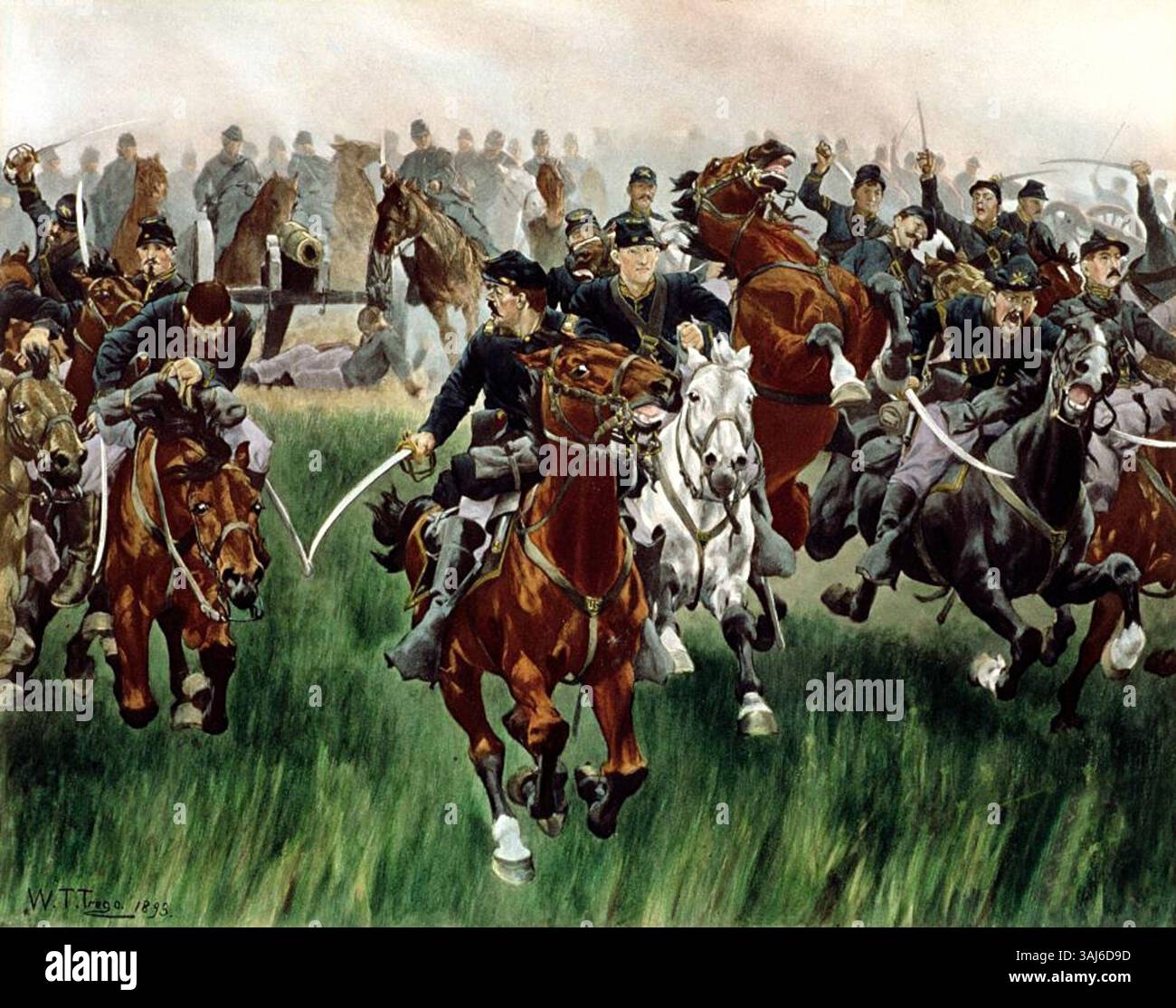 This illustration, after William B. T. Trego, depicts the 5th US ...
