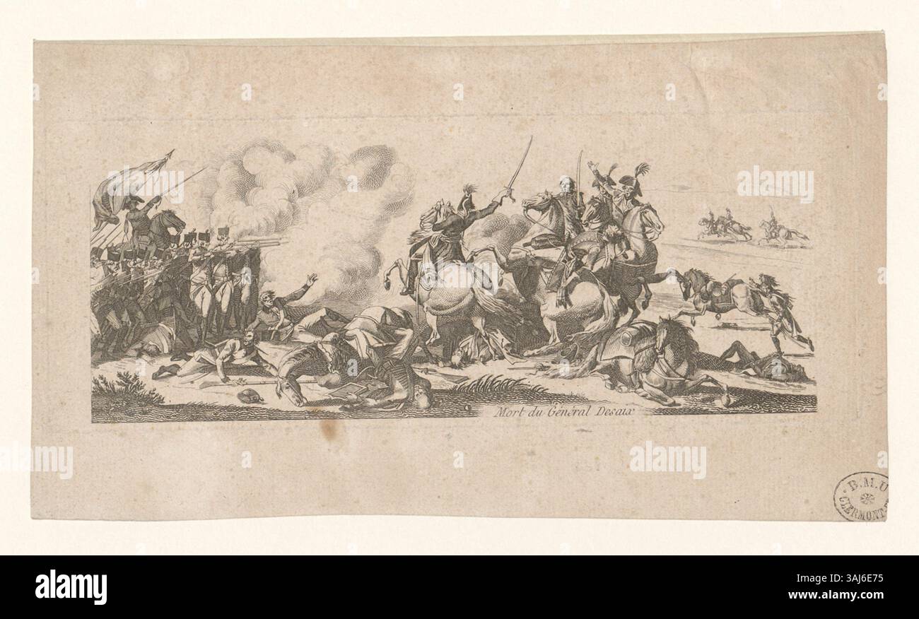 This intaglio print from the Boyer collection shows the death of ...