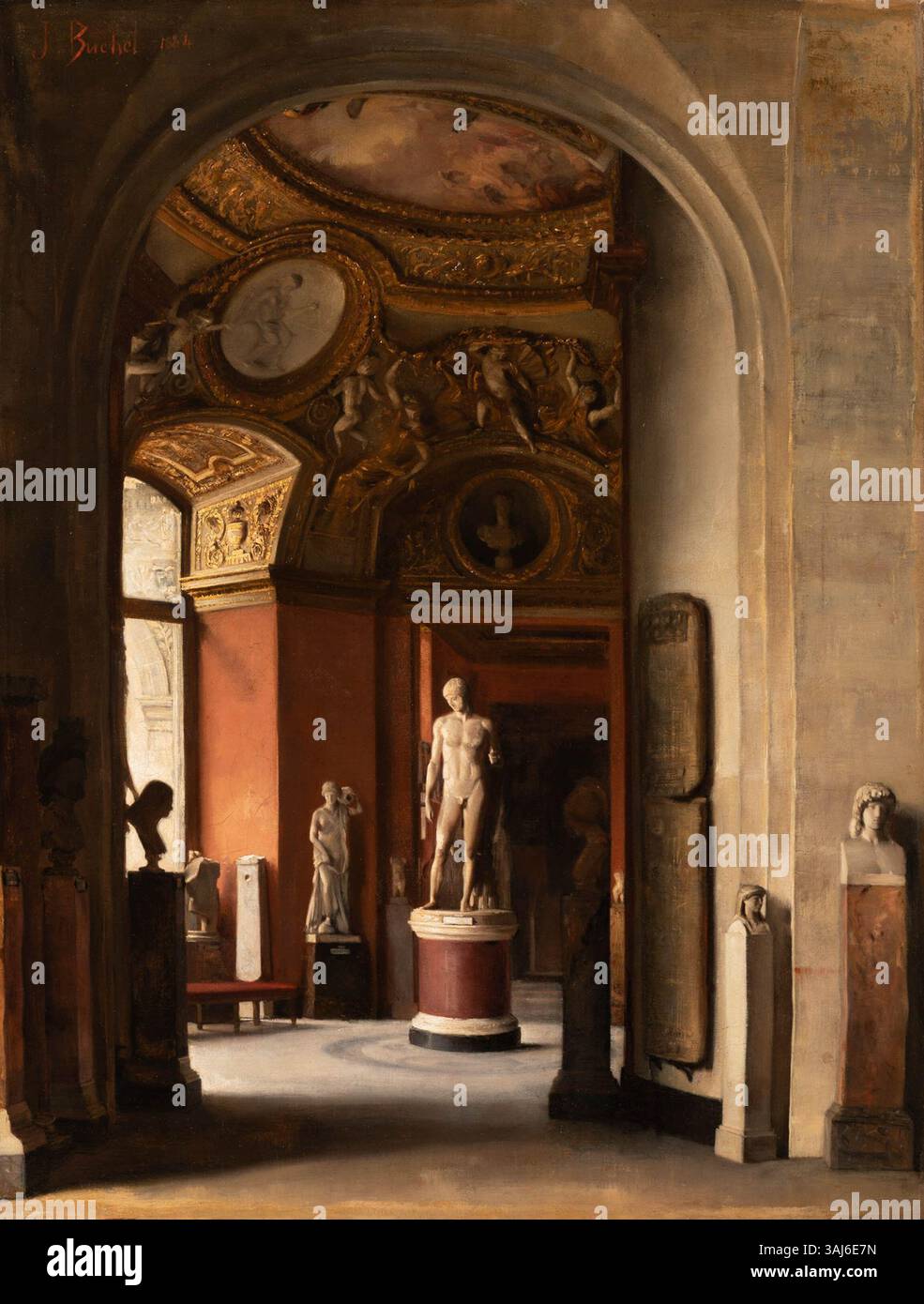 Julie Buchet's 1884 painting offers a view of the Mars Rotunda at the ...