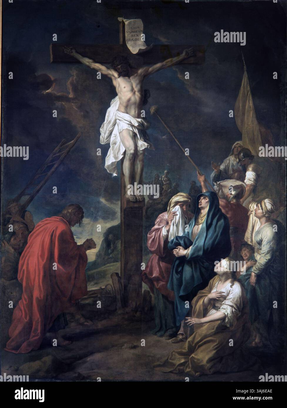 Gaspar de Crayer's 1625 oil painting, 'Golgotha,' depicts the ...