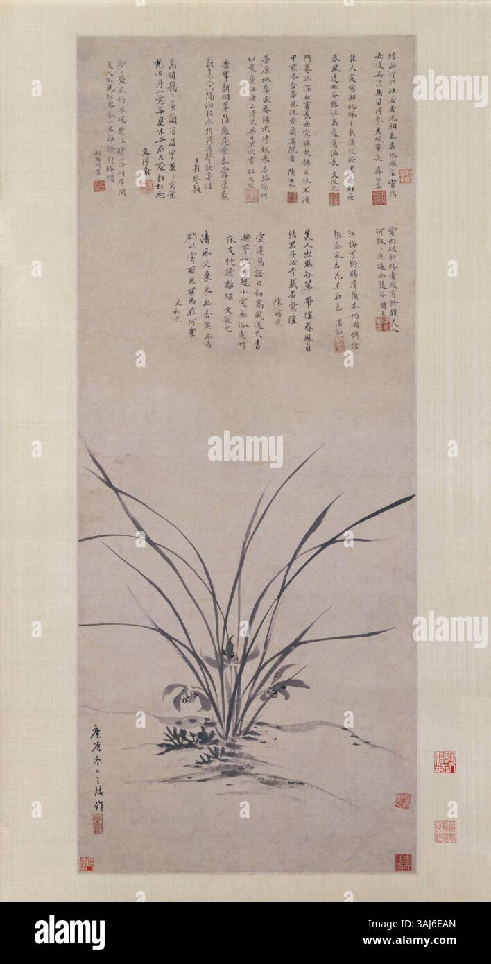 Zhou Tianqiu, a Chinese painter from the late Ming dynasty, is known ...