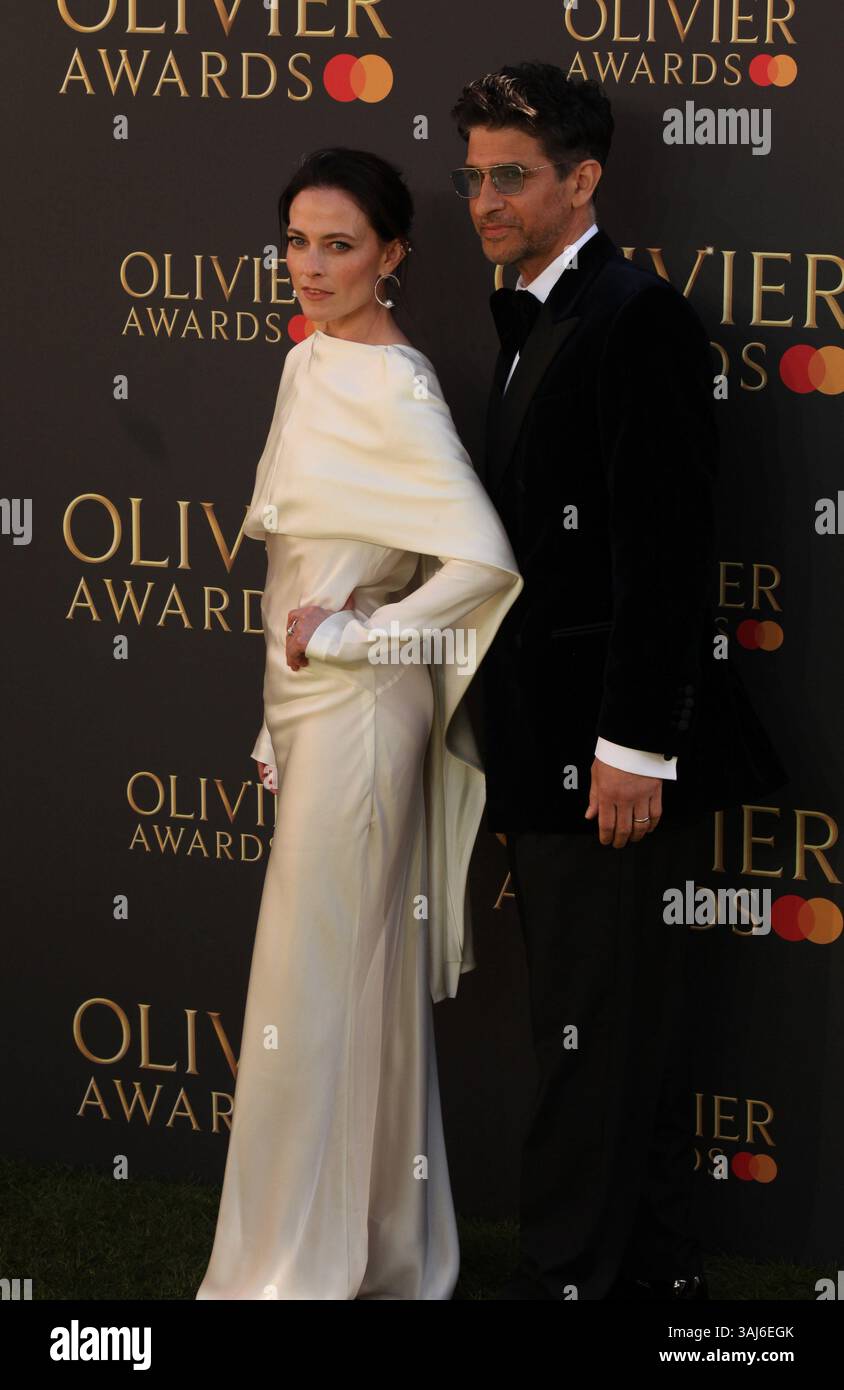 London, UK. Lara Pulver and Raza Jaffrey at Mastercard sponsored 2025 ...