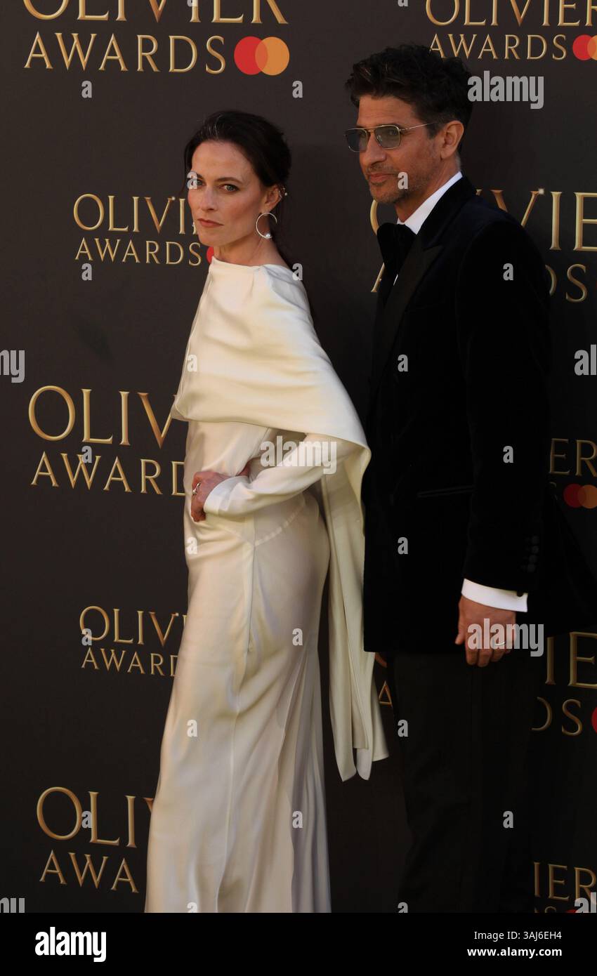 London, UK. Lara Pulver and Raza Jaffrey at Mastercard sponsored 2025 ...
