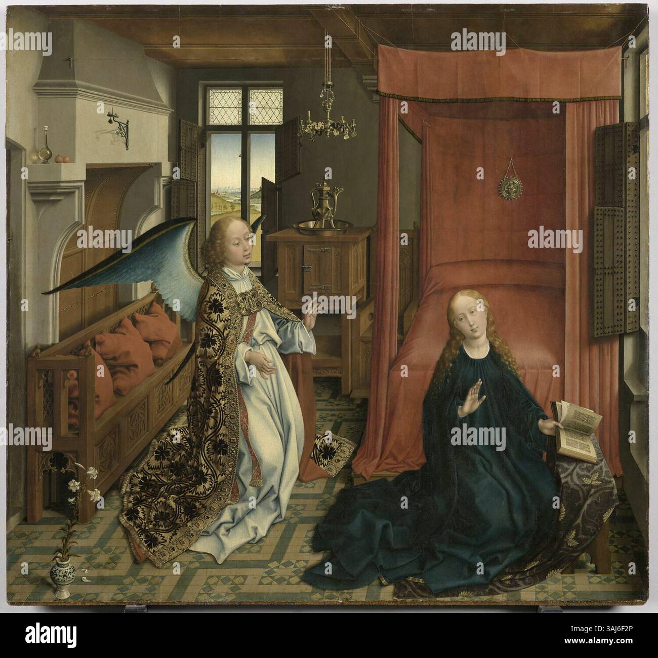 Rogier van der Weyden's 'L'Annonciation' is a 15th-century work ...