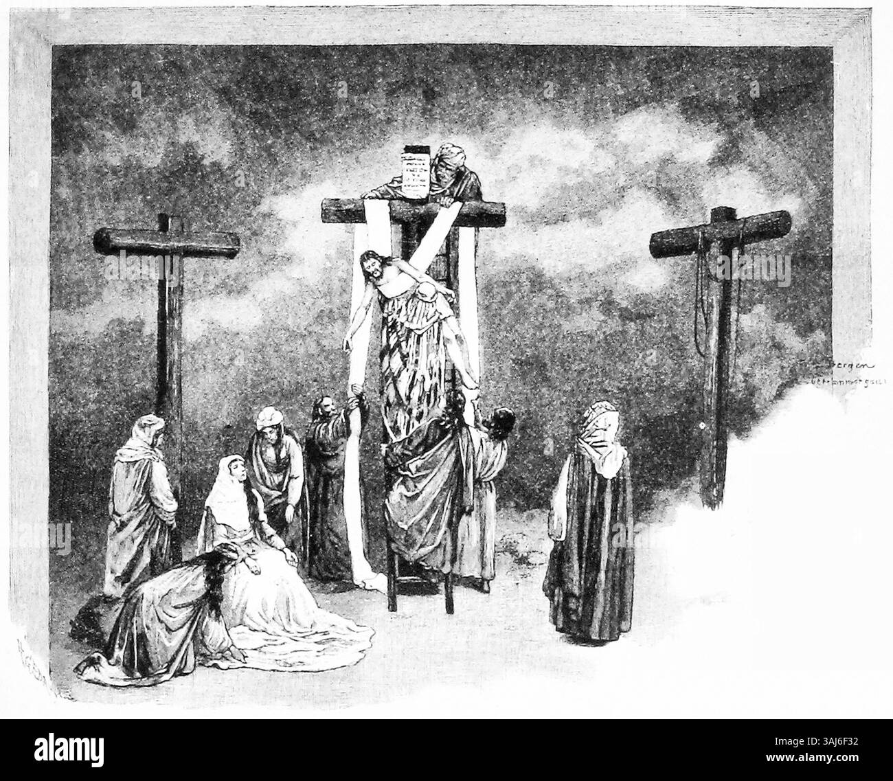 This illustration by Fritz Bergen, published in 'Die Gartenlaube' in ...