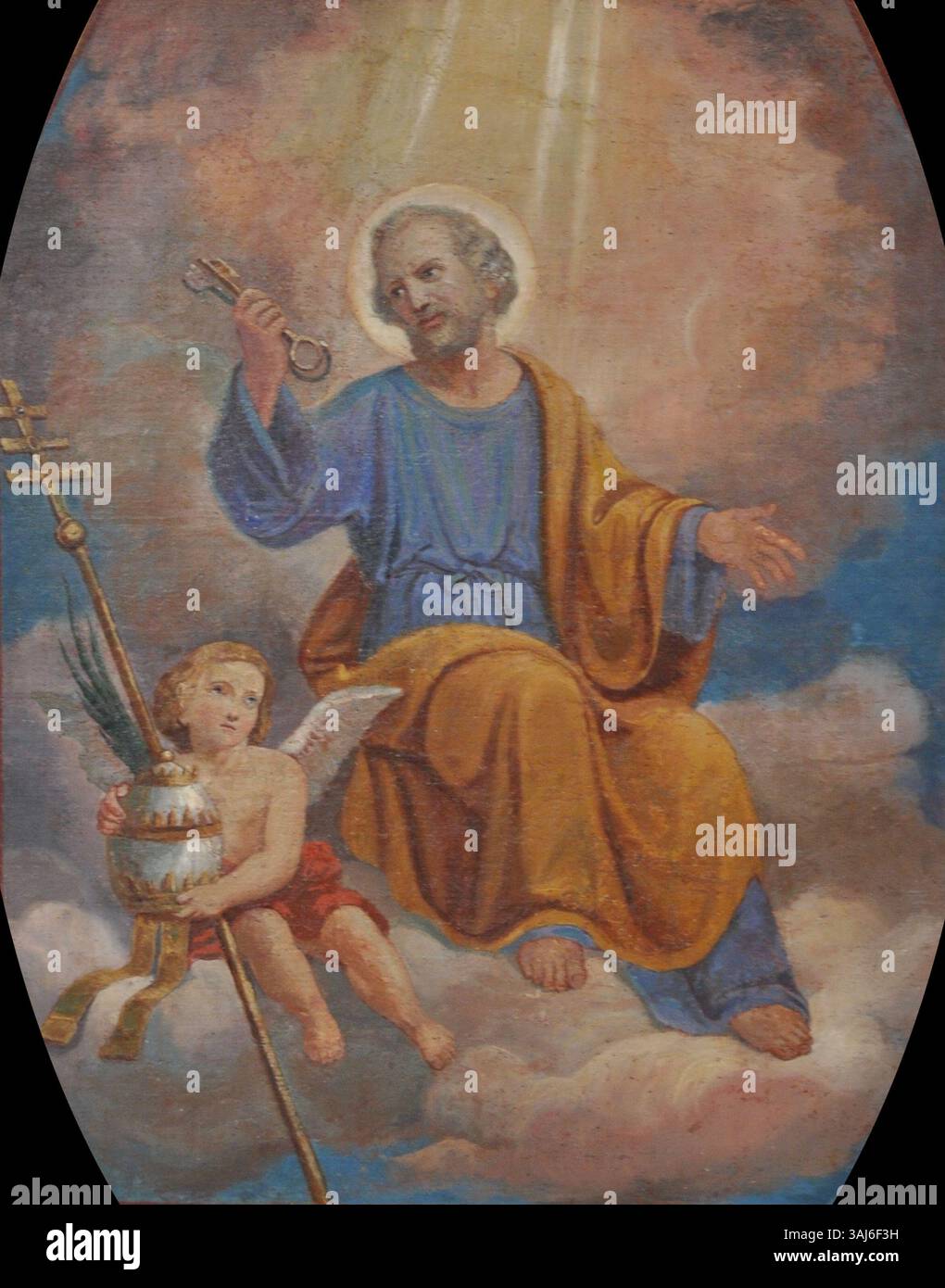 This mid-19th century painting by Franz Kurz zum Thurn und Goldenstein ...