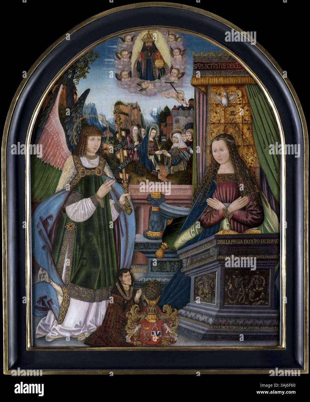 This 1529 tempera painting from the Wielkopolski workshop depicts the ...