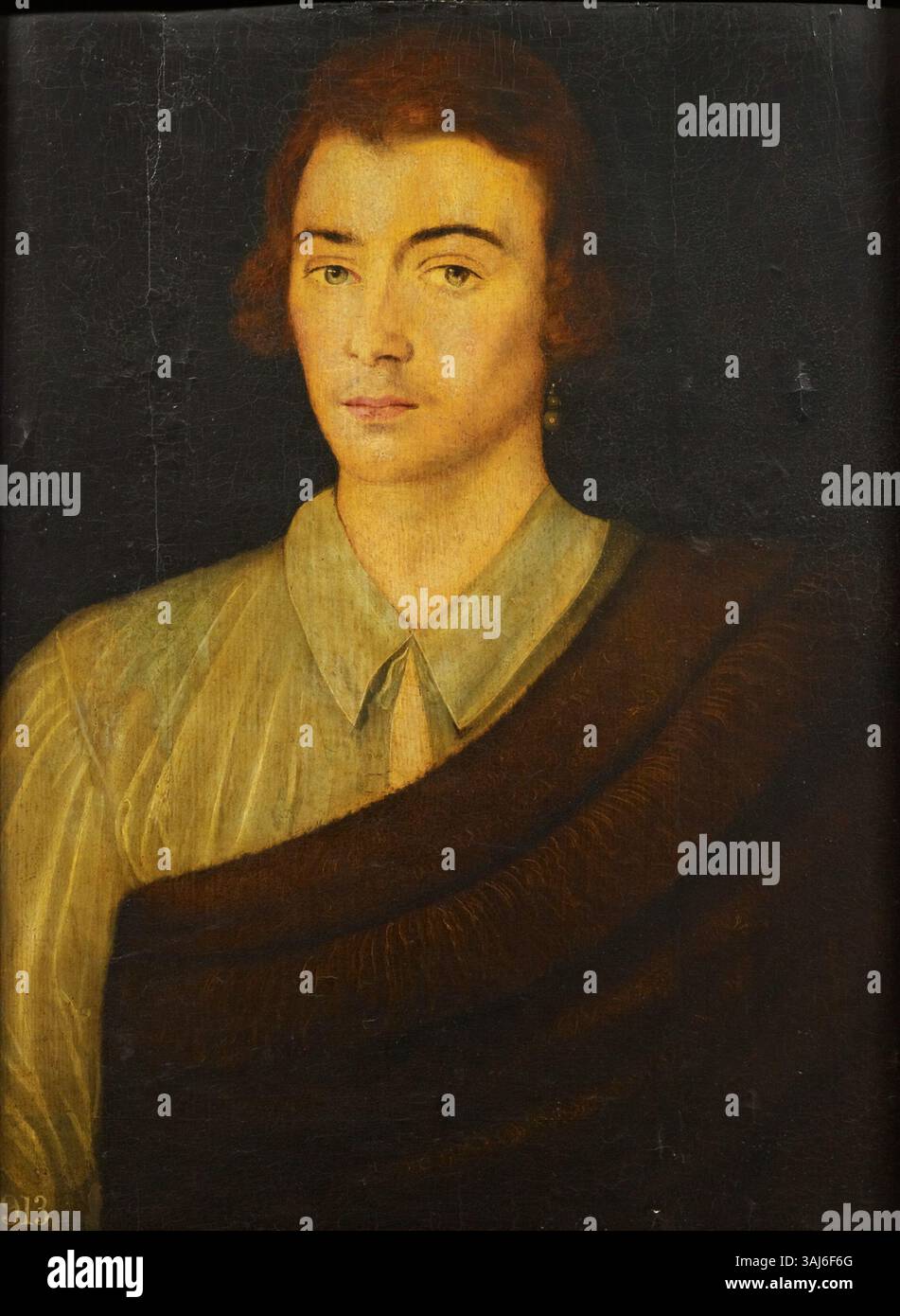 A 16th-century British portrait of a young man, circa 1590 ...