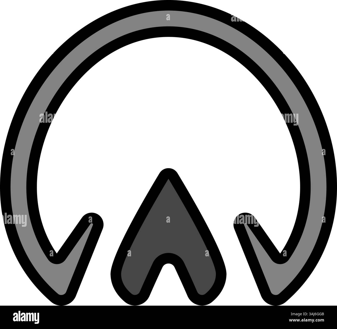 hoof print horse breeding color icon vector illustration Stock Vector ...