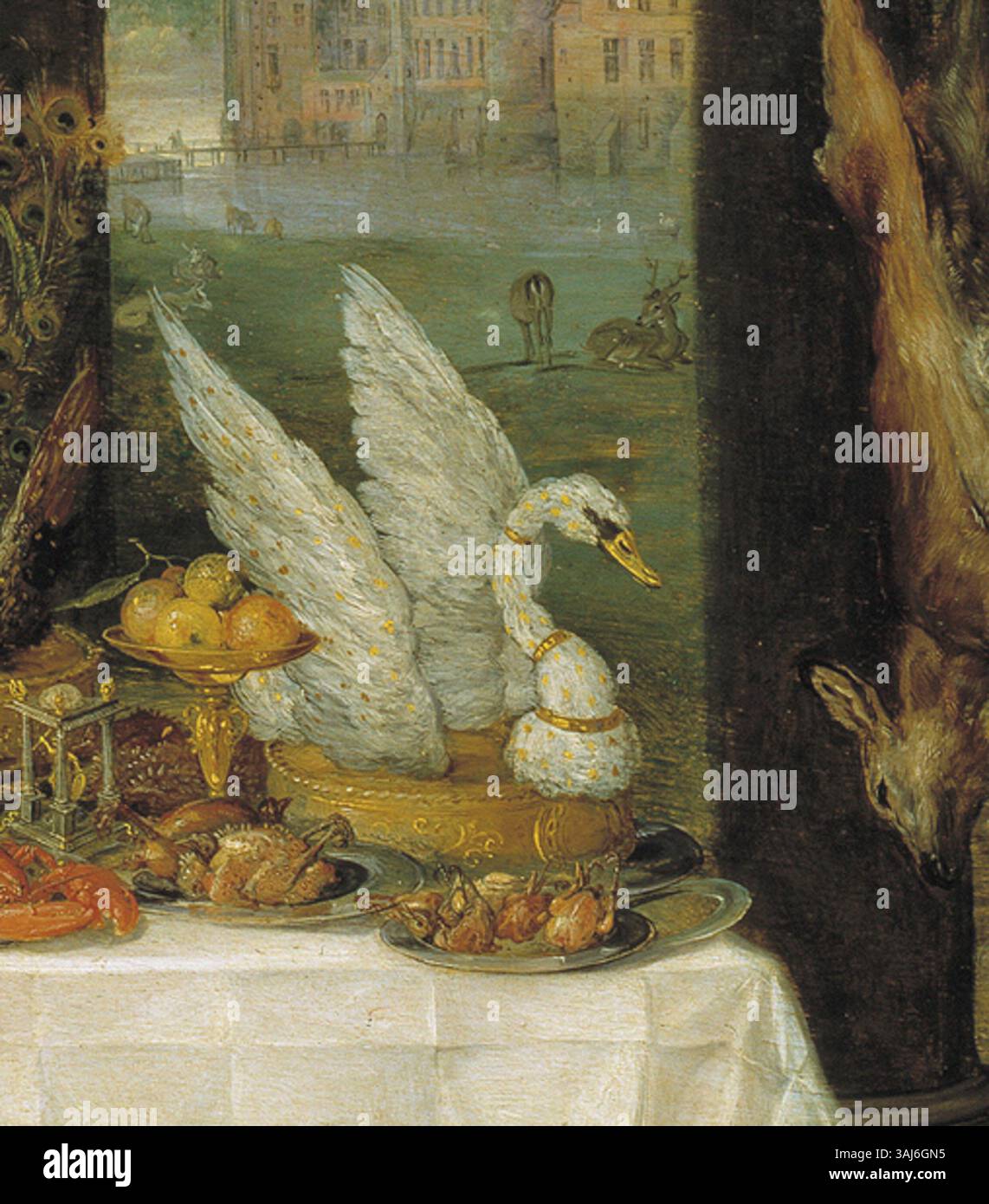 The painting 'Taste' by Jan Brueghel the Elder and Peter Paul Rubens ...