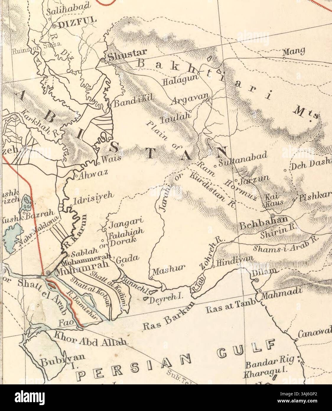 Map of the Euphrates Valley, focusing on Syria, Kurdistan, and ...