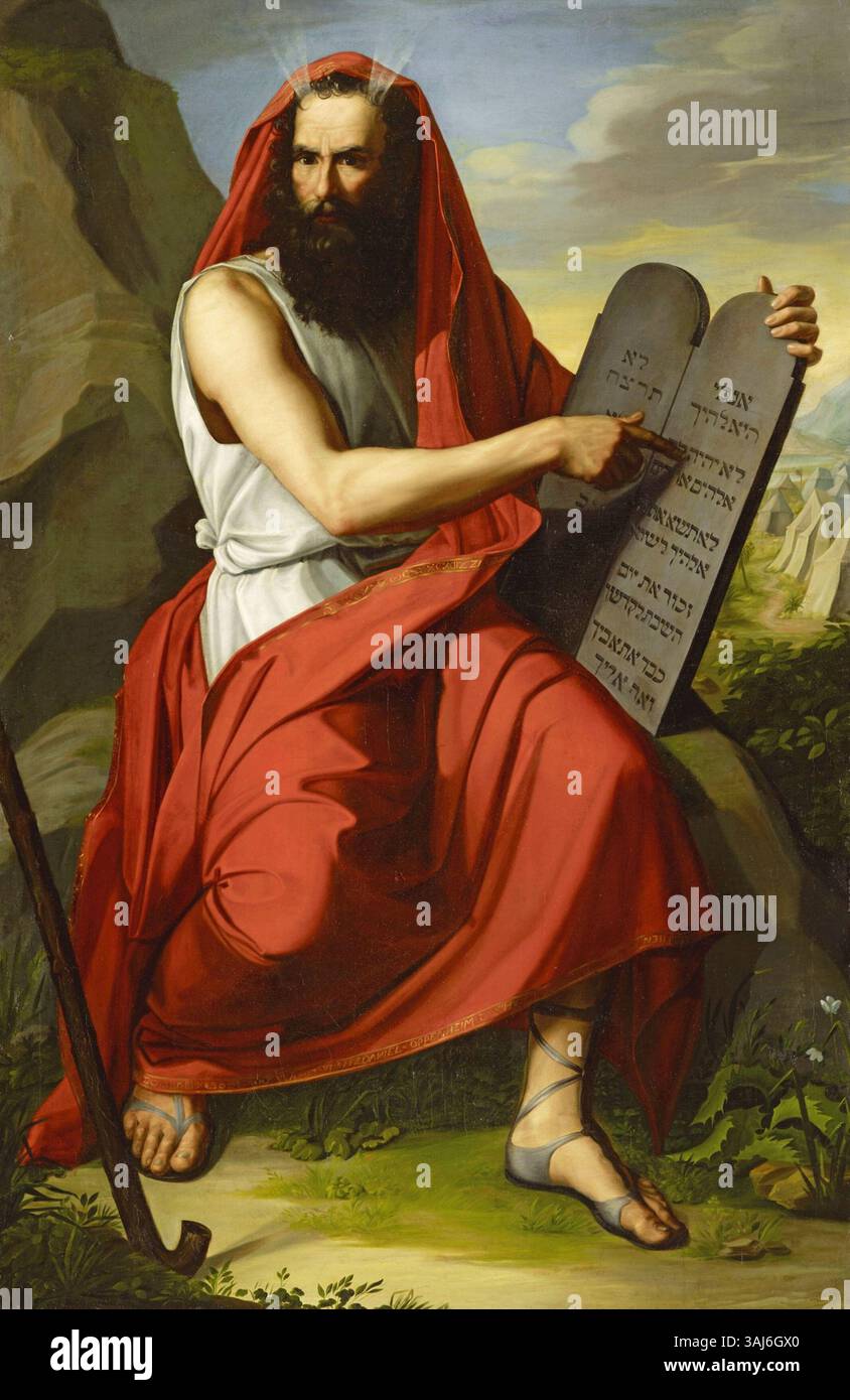 This painting by Moritz Daniel Oppenheim, created in 1818, depicts ...