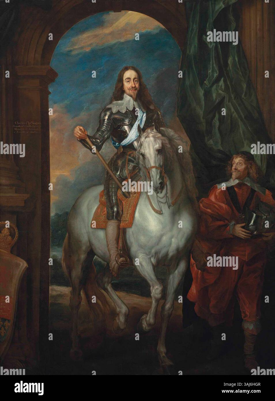 This portrait of King Charles I with Monsieur de St. Antoine, painted ...