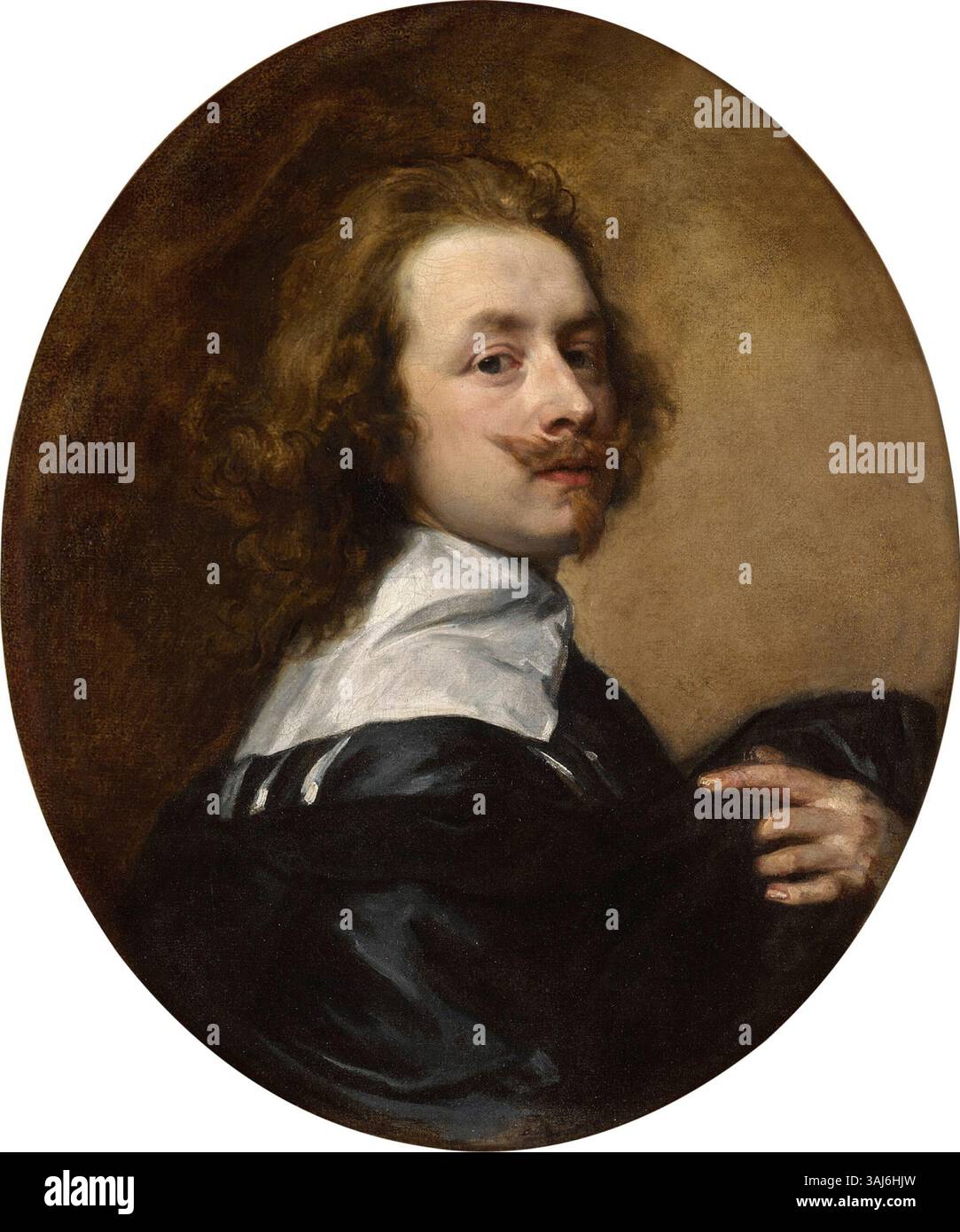 This self-portrait by Anthony van Dyck, painted between 1637 and 1639 ...