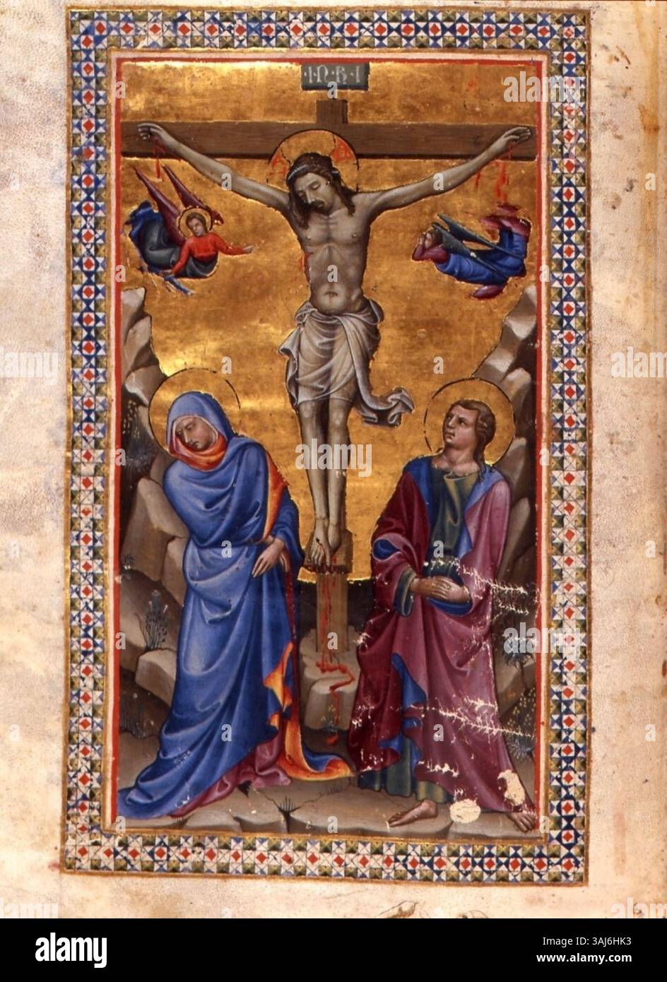 This 15th-century crucifixion painting by Lorenzo Monaco, created ...